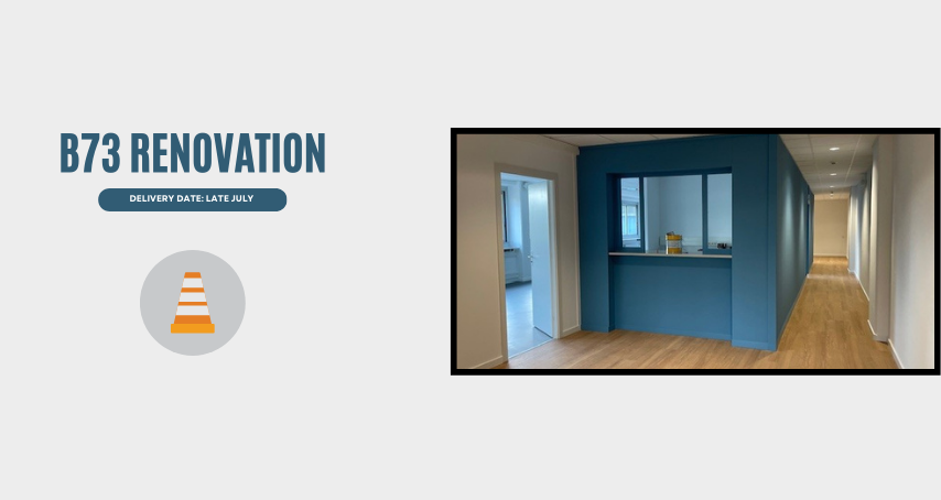 B73: a services building being renovated | SCE